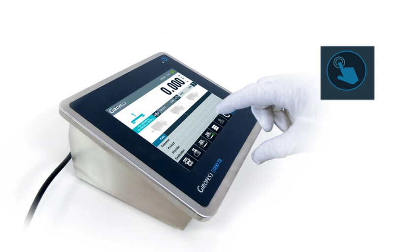GI650 T8, the new touch screen Indicator from Giropes | Weighing Review ...
